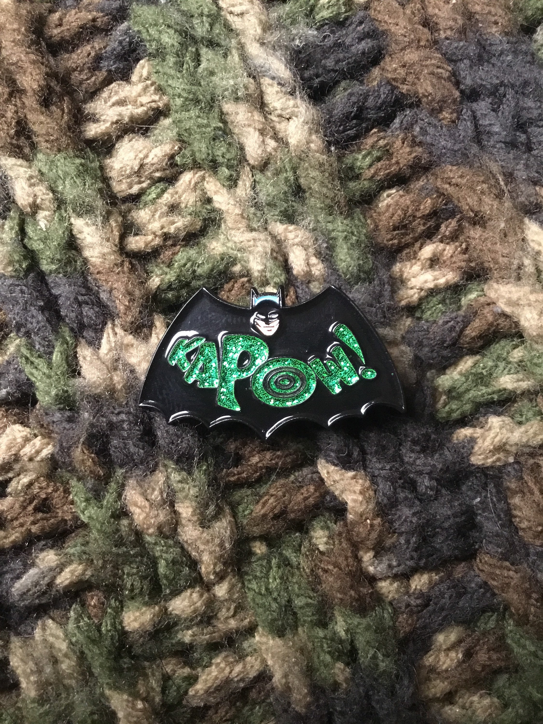 Kapow Batman Enamel Pin - Etsy