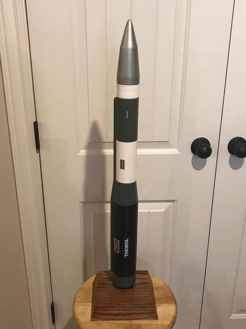 3D printed Minuteman III ICBM model large | Etsy