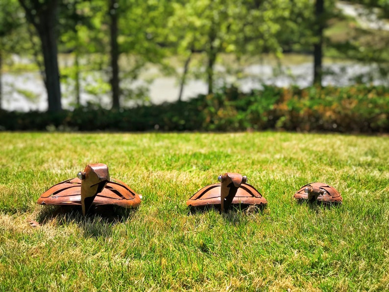 Rustic Metal Turtle Turtle Family single Item Handmade - Etsy