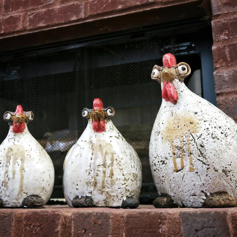 Rustic Pottery Animals - Etsy