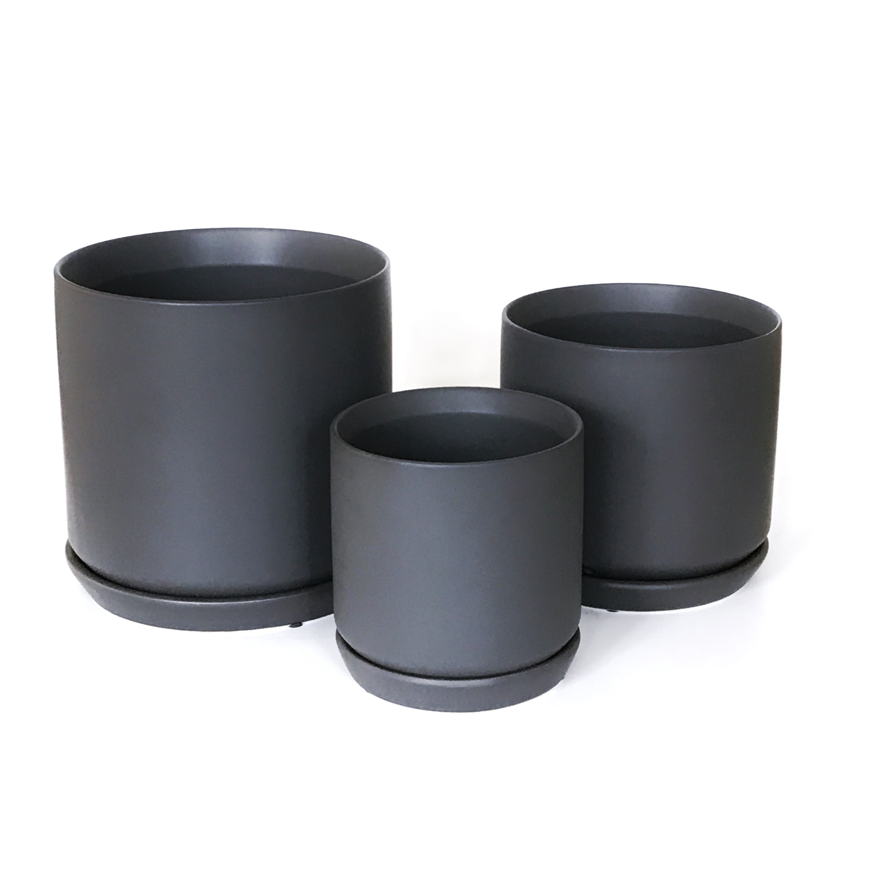 Handmade Mid Century Modern Cylinder Planter Matte Finish - Etsy