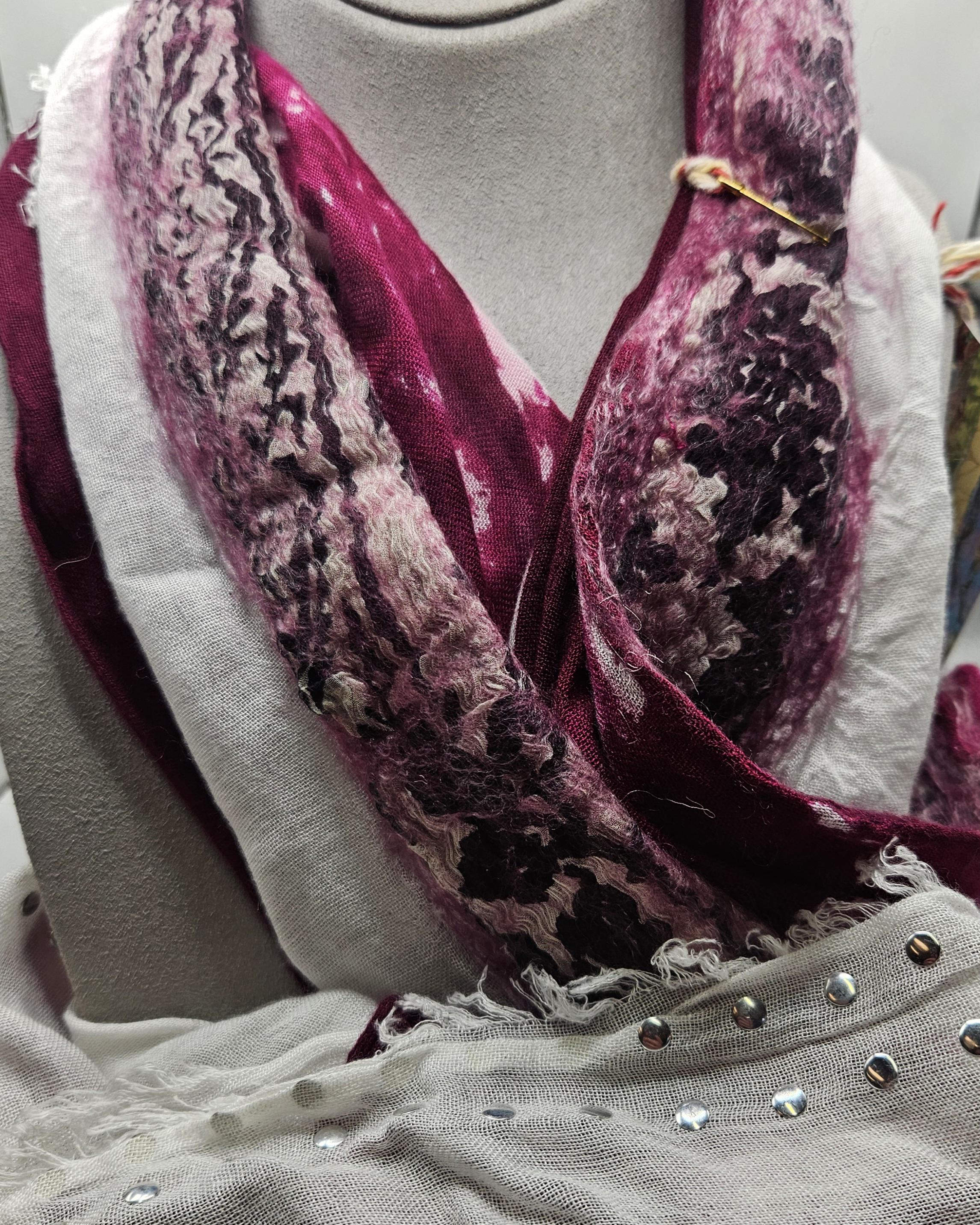 Scarving Artists Fiber Art Hand Made Scarf - Etsy