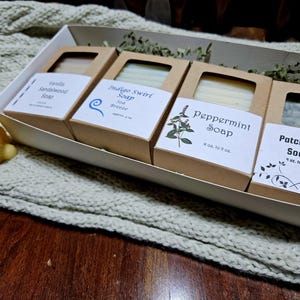 Soap Sample Box, Soap Gift Set, Cold Press Soap, Soap, Natural Soap ...