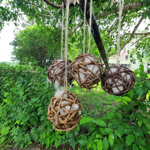 2 Grapevine Nesting Balls Nesting Balls Bird Nest Material - Etsy