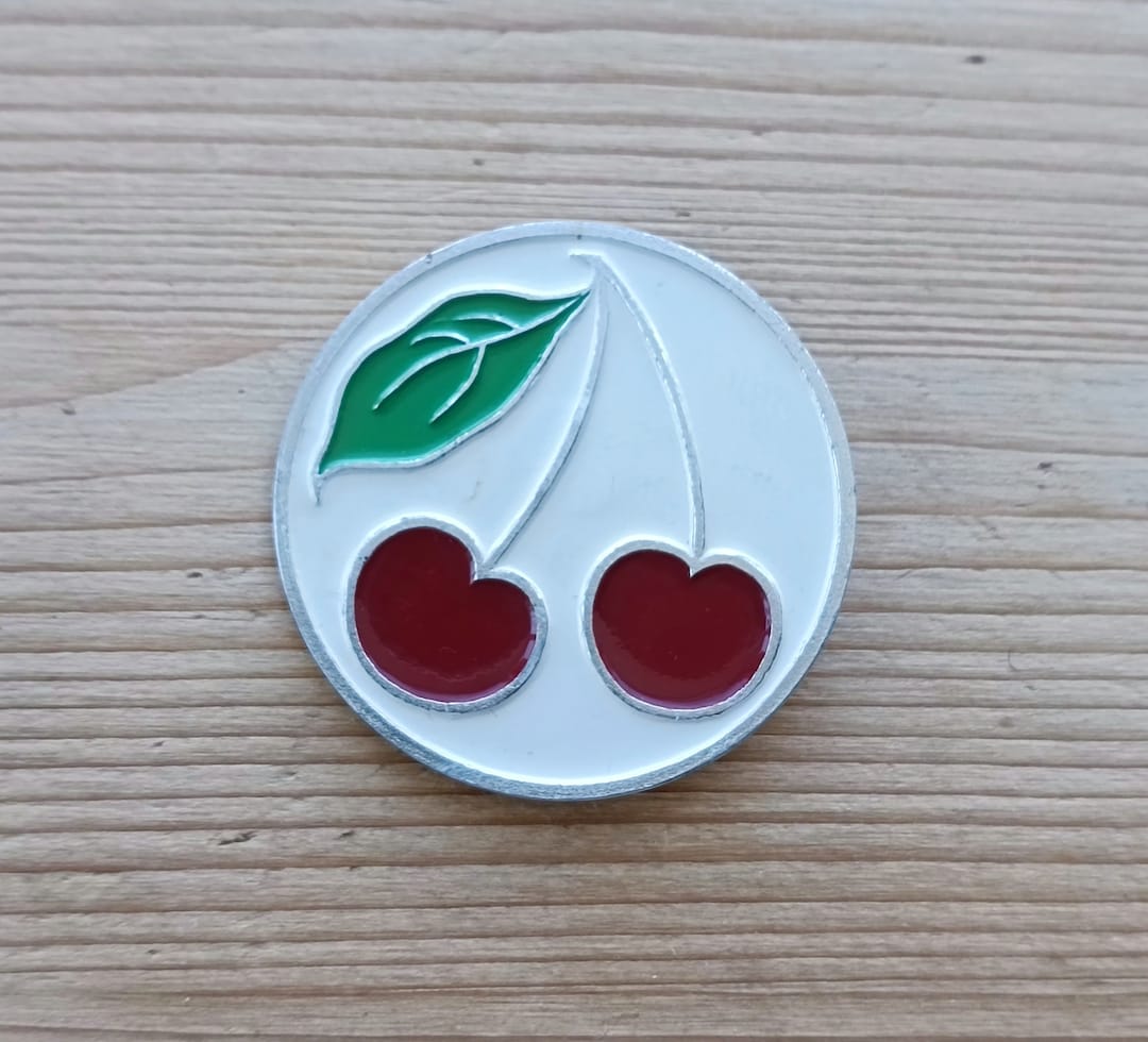 Cherries Vintage Badge, Soviet Aluminum Badge, Pin USSR 1970 S - Etsy
