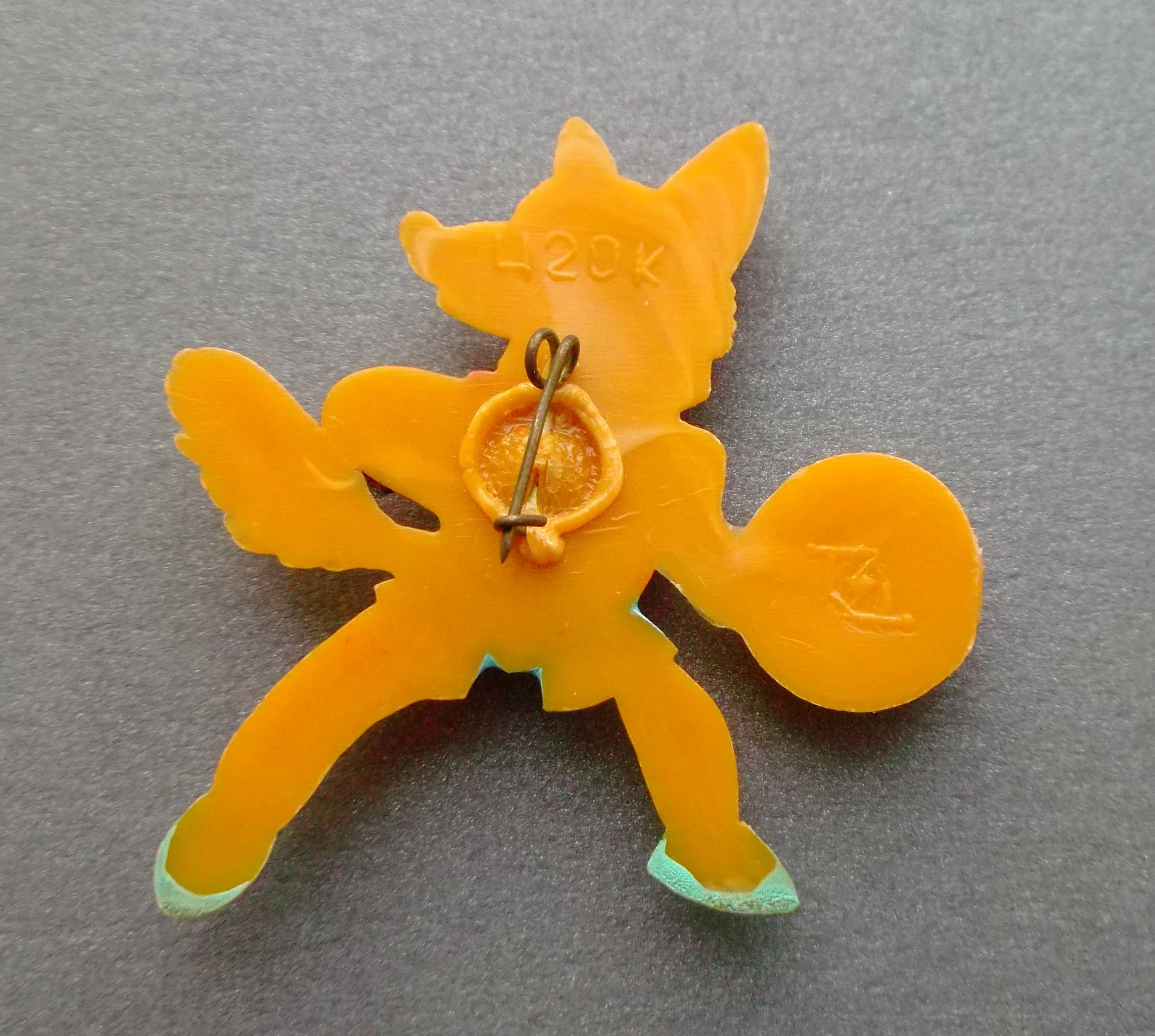Fox Vintage Plastic Funny Badge Soviet-era, Badge USSR 1970s - Etsy