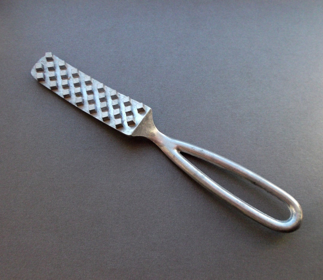 Vintage Soviet Aluminium Hand Fish Scraper. Fish Cleaner. Old Fish ...