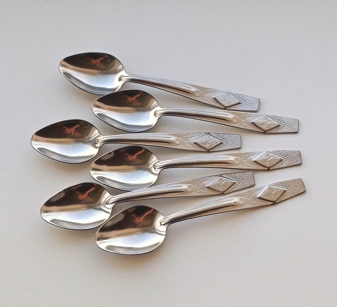 Soviet Vintage USSR 1970 S. Small Espresso Spoons Stainless Steel - Etsy