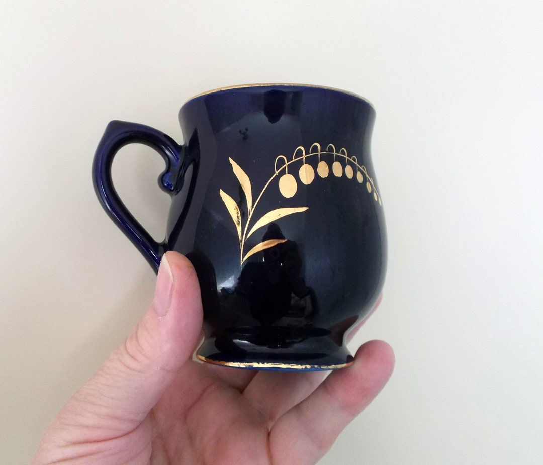 Cup for Tea or Coffee, Gzhel Cobalt Blue, Soviet Vintage - Etsy