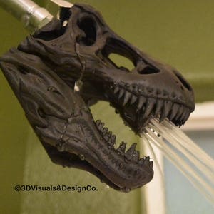 T Rex Shower Head, Dinosaur Shower Head, T Rex Bathroom Accessories ...