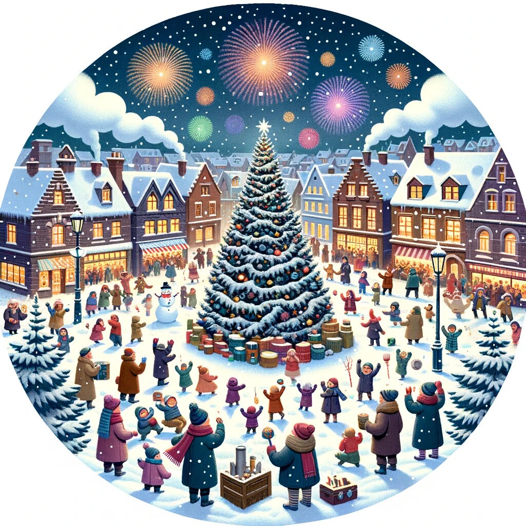 Enchanted Winter Wonders: A Circular Christmas Collection - Etsy