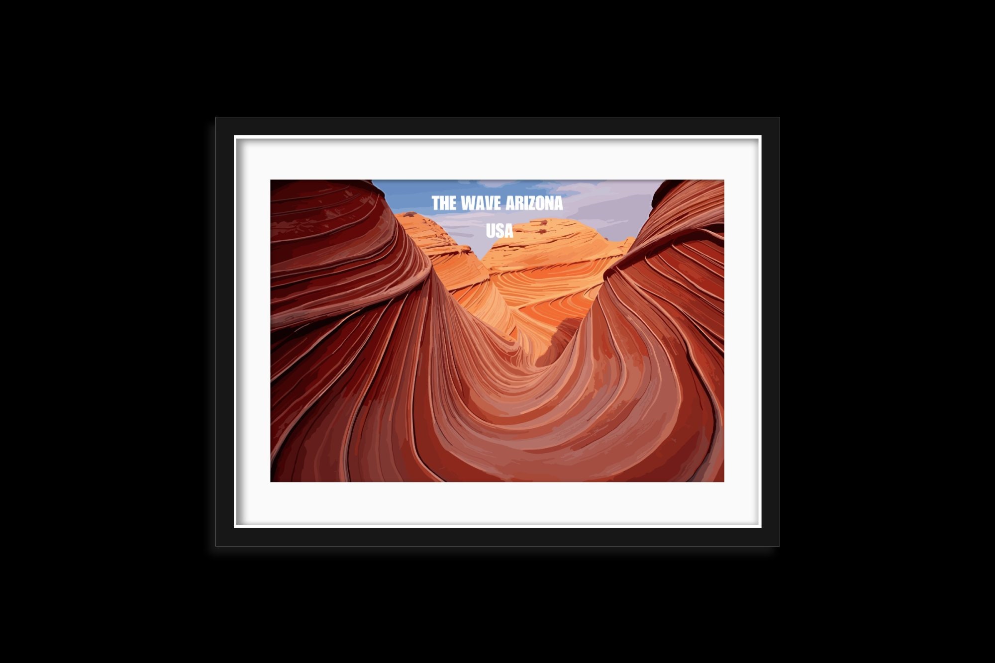 The Wave Arizona USA Wall Art, Digital Download, Print at Home ...