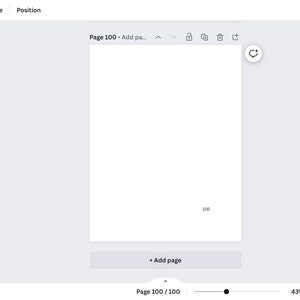 Template for 100 Page Book, Ready to Create a Book for Printing or to ...