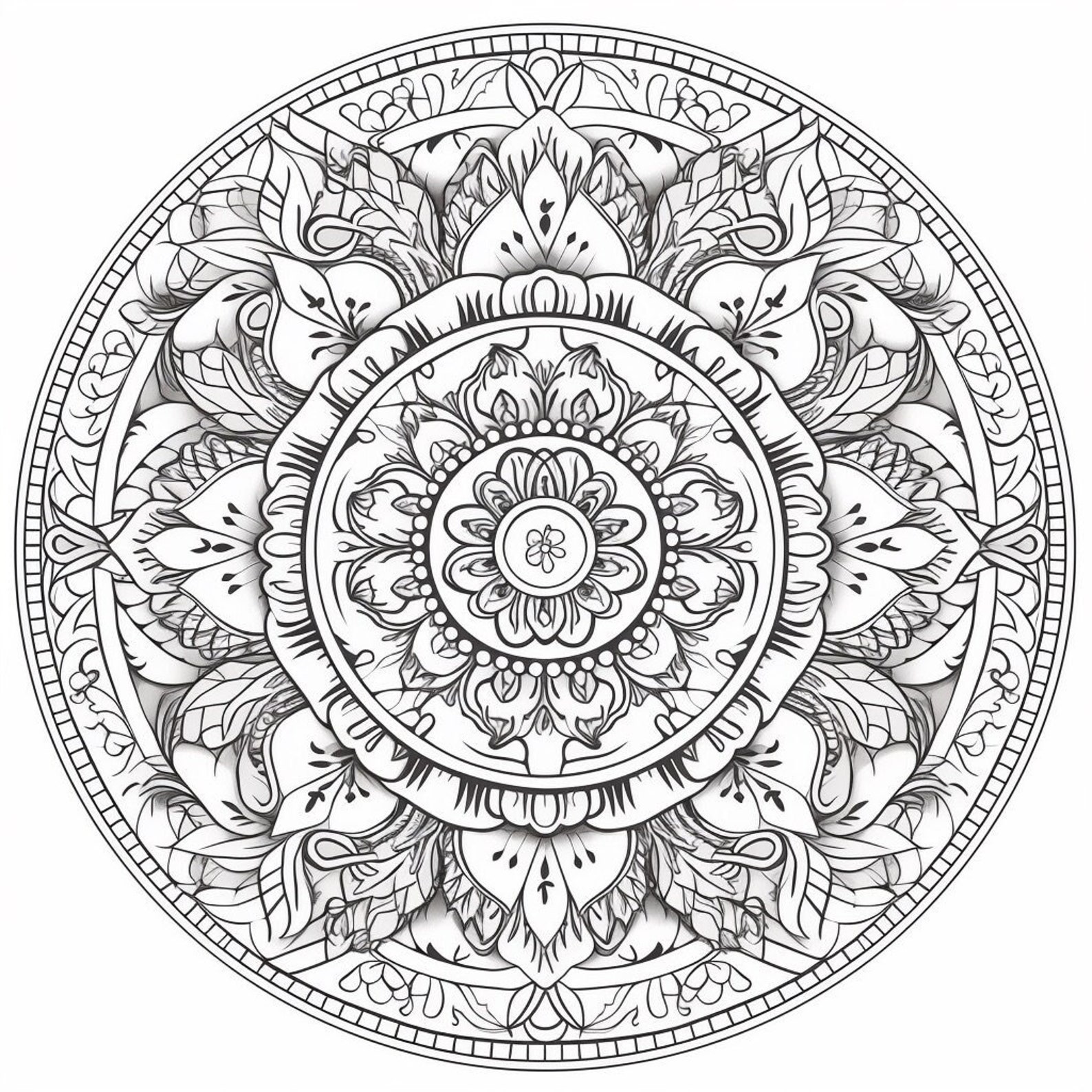 48 Mandala Colouring Pages. A Few Extra Free Pages Included. - Etsy