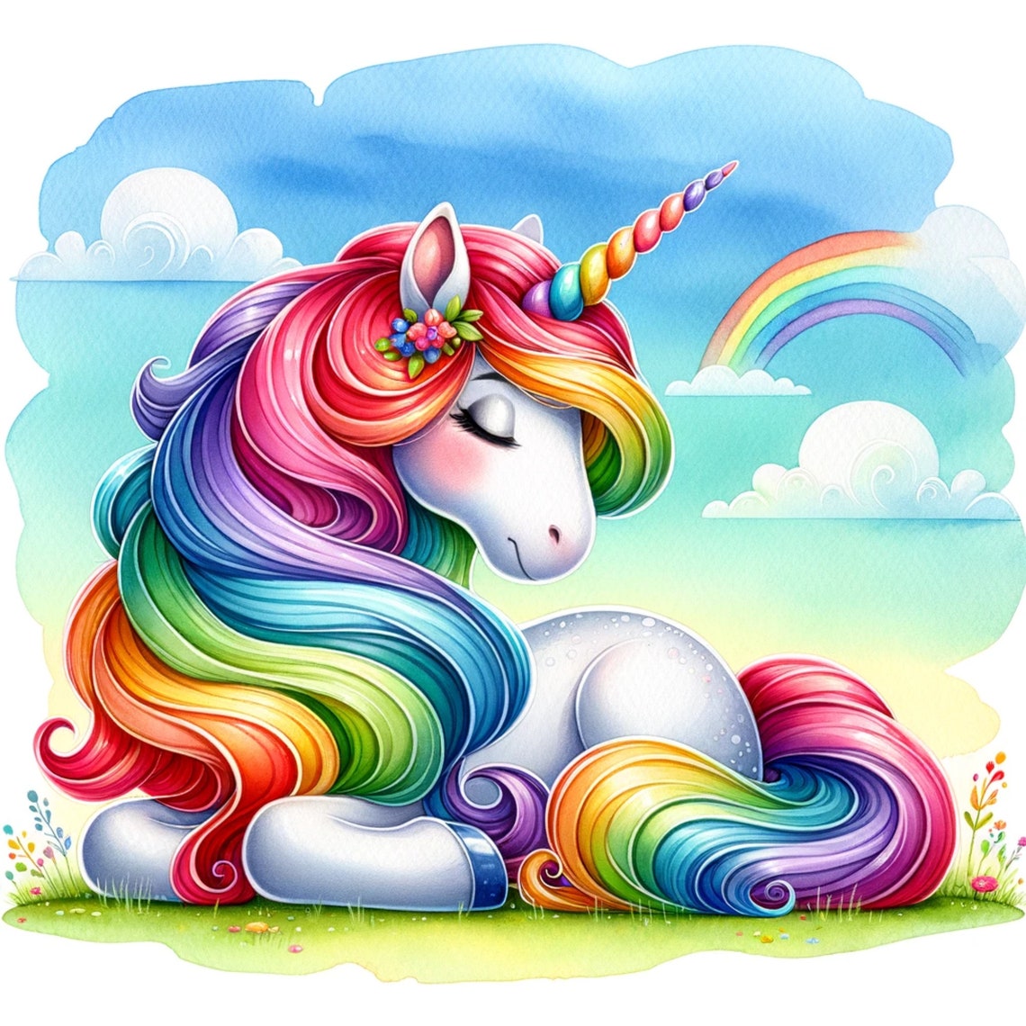 Unicorn Clipart, Parties, Invitations, Printable, T-shirt, Design ...