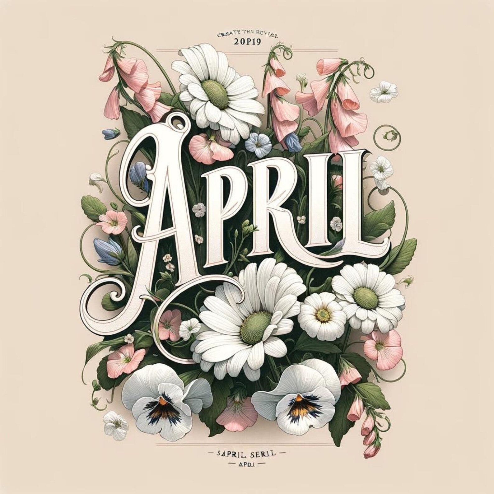 April Daisy Birth Flower Digital Download Versatile Home Decor & Gift ...