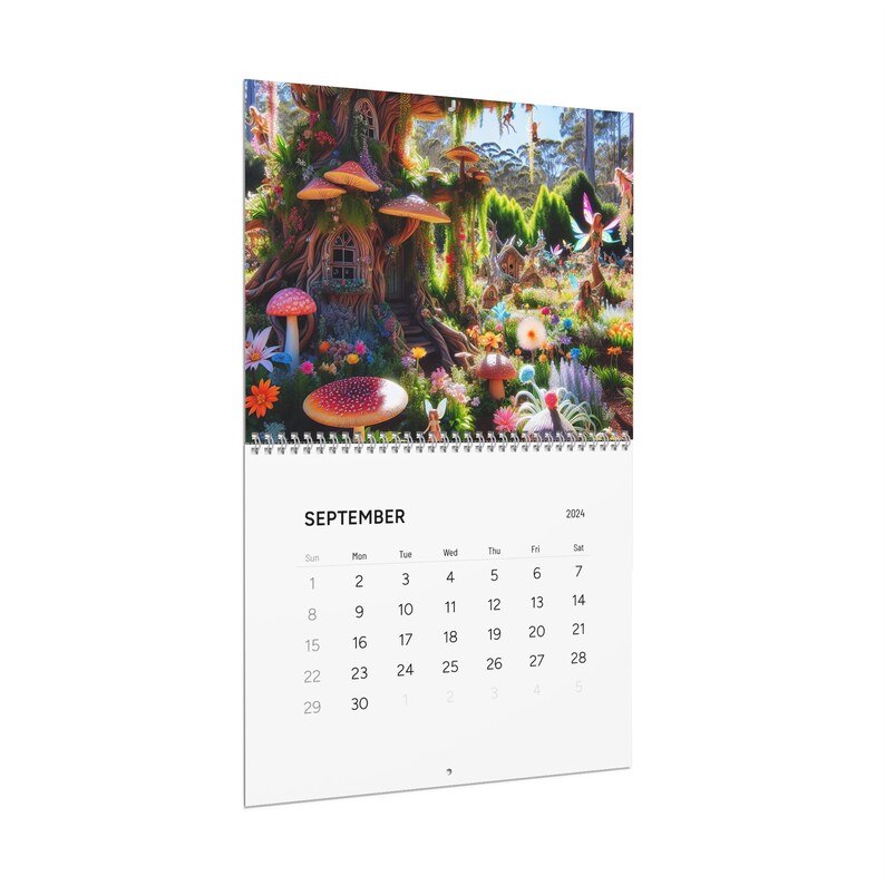 Magical Fairy Garden Wall Calendars (2024) - Etsy