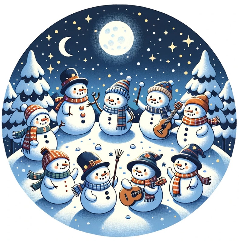 Enchanted Winter Wonders: A Circular Christmas Collection - Etsy