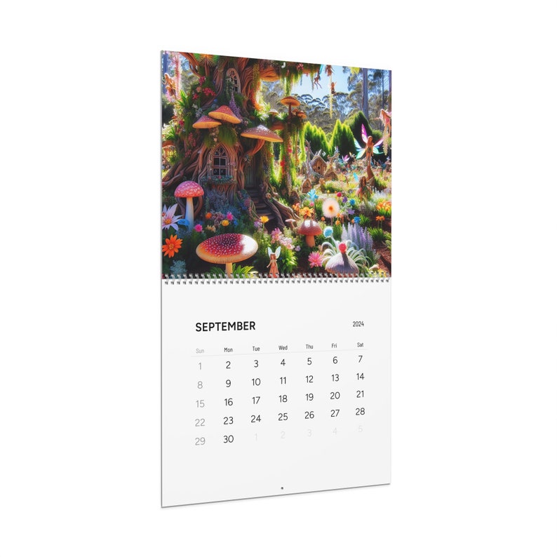 Magical Fairy Garden Wall Calendars (2024) - Etsy