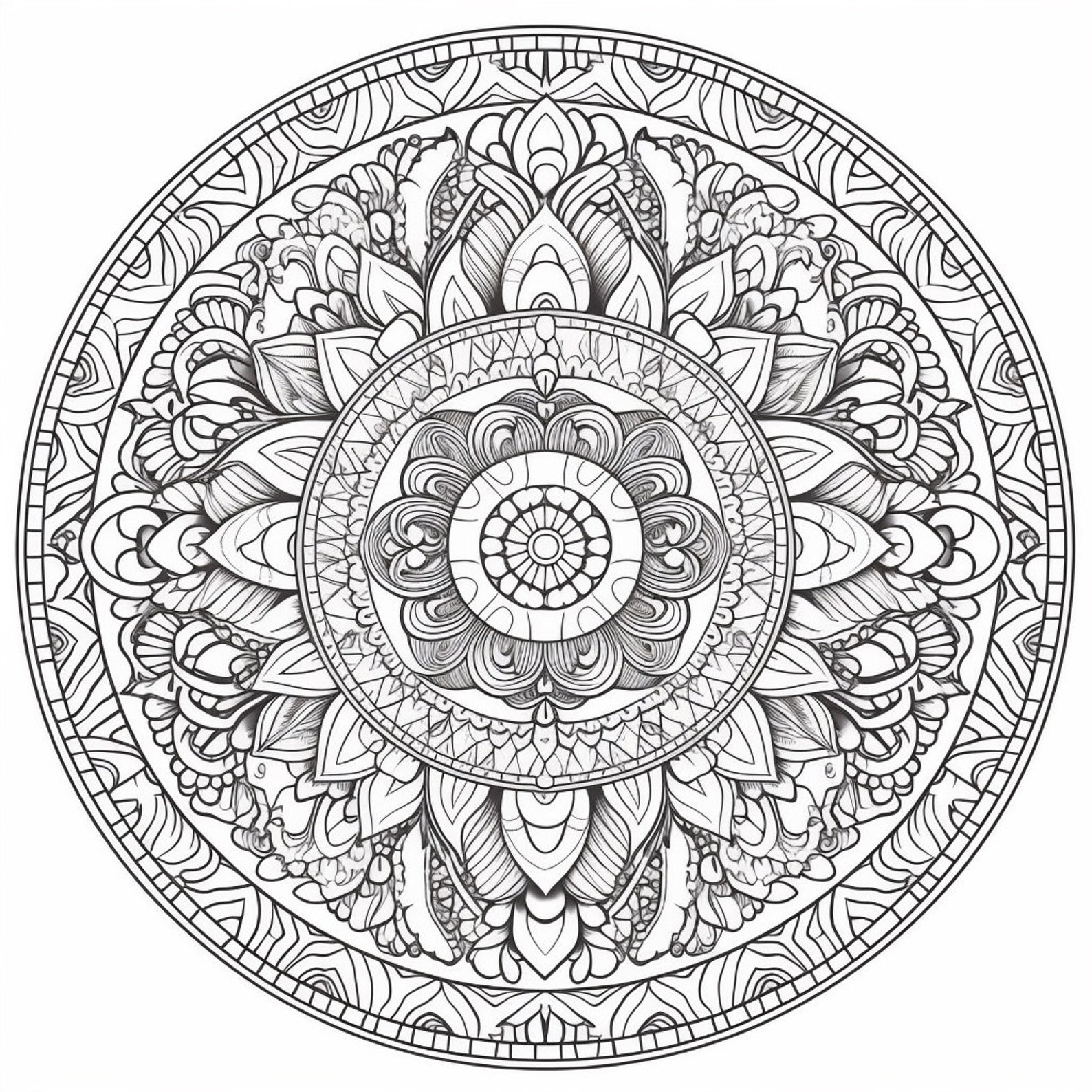 48 Mandala Colouring Pages. A Few Extra Free Pages Included. - Etsy