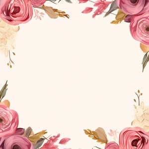 Floral Border Images Set of 30 This Set is 8.5x11 in Can Be Used for ...