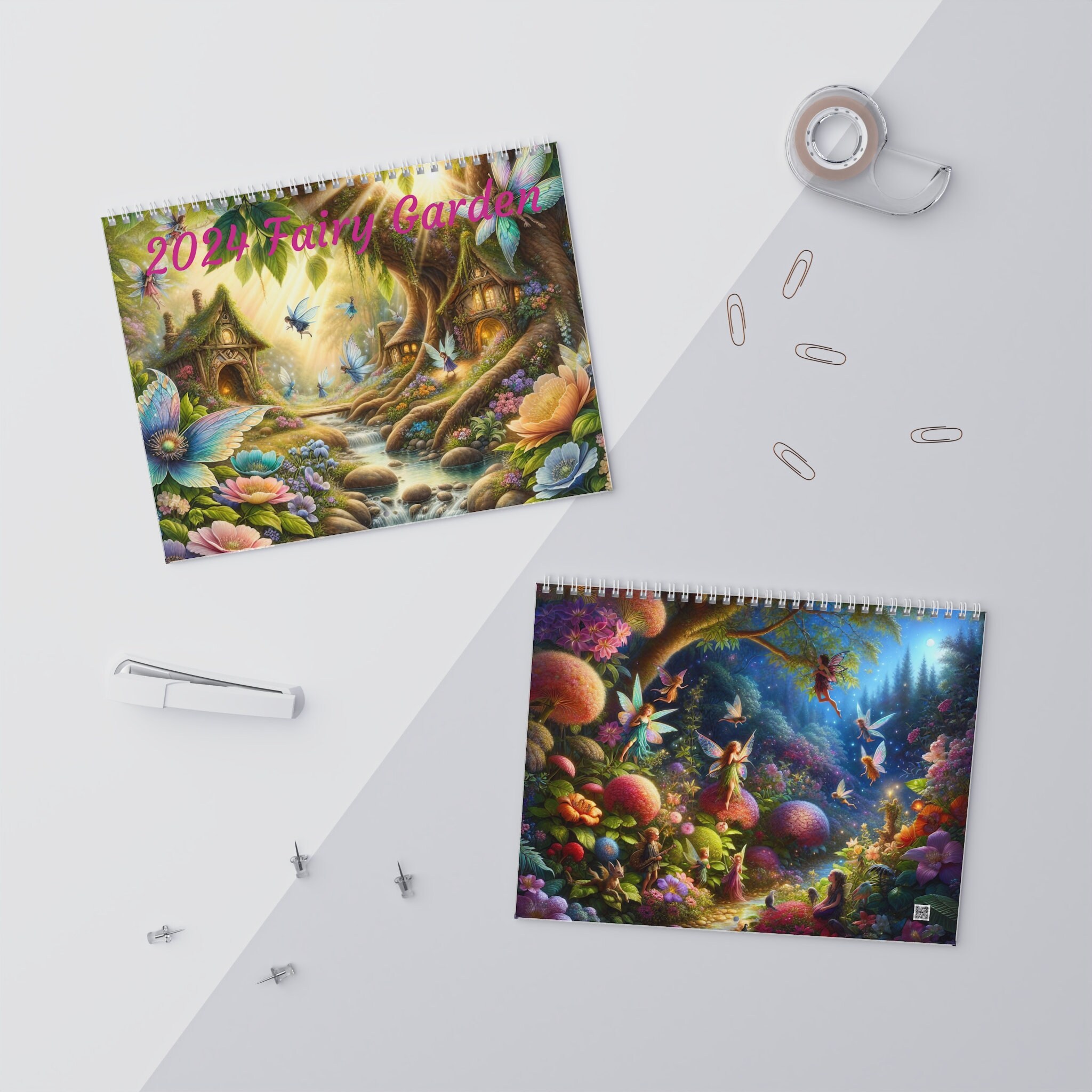 Magical Fairy Garden Wall Calendars (2024) - Etsy