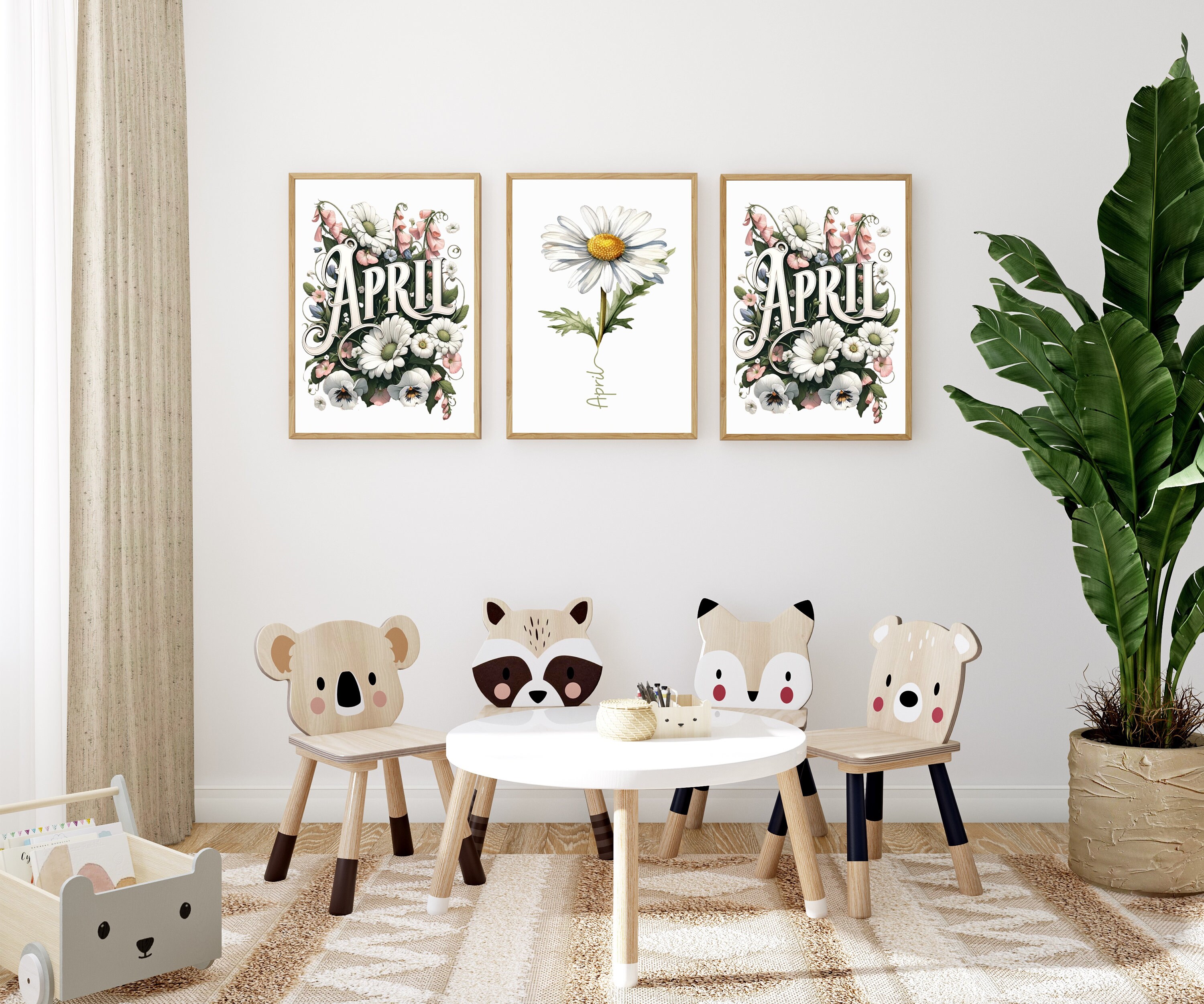 April Daisy Birth Flower Digital Download Versatile Home Decor & Gift ...