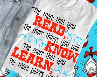 Read Across America Shirt | Etsy