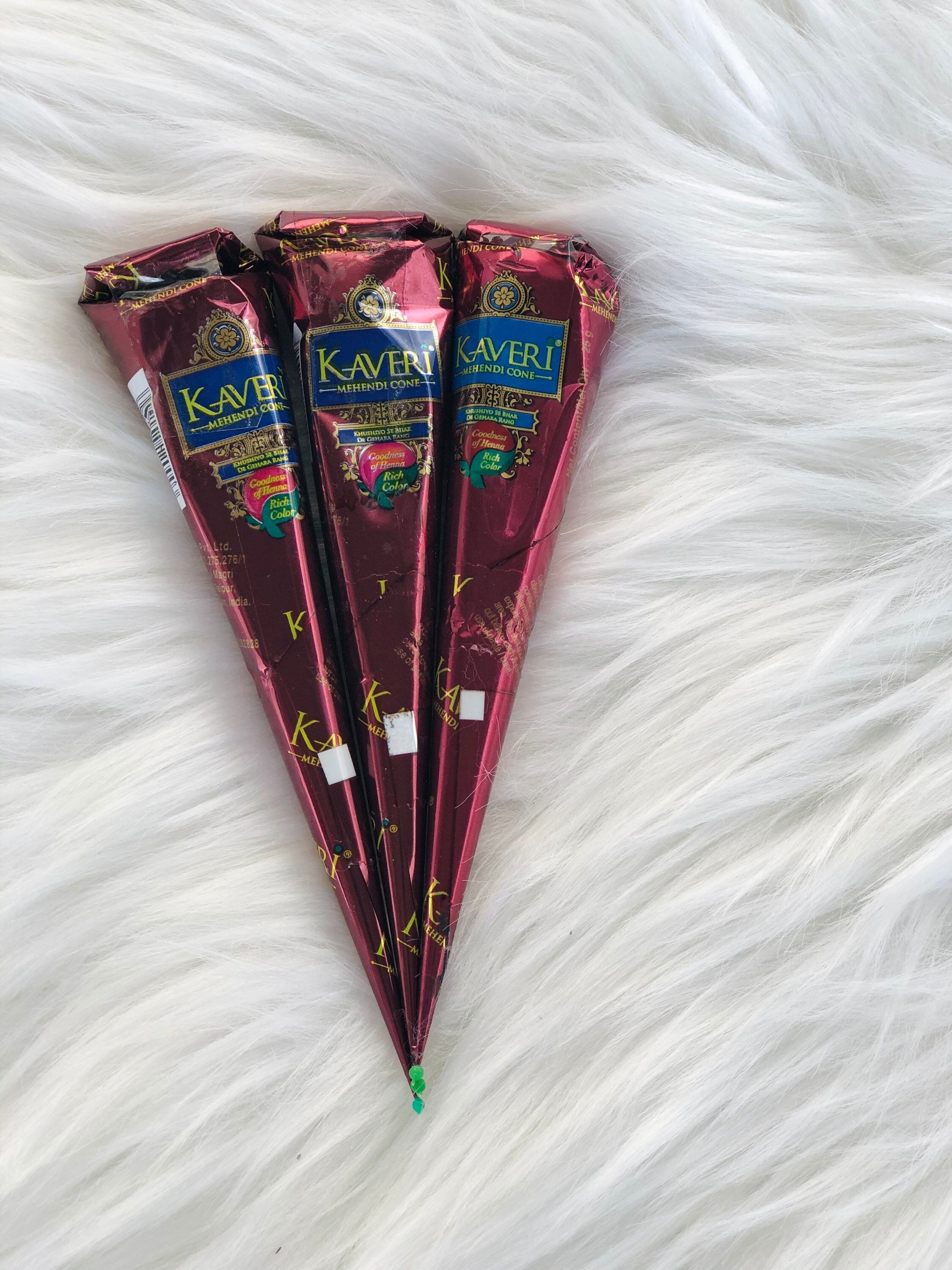 Natural Henna Cones/ Ships From USA / DARK STAIN / Natural Kaveri Henna ...
