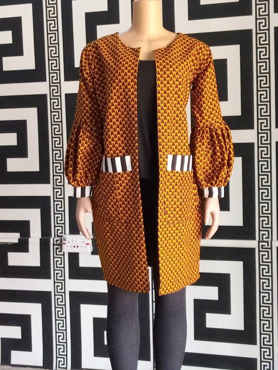 African Dress/ African Jacket/ Ankara Jacket/ Ankara Kimono - Etsy