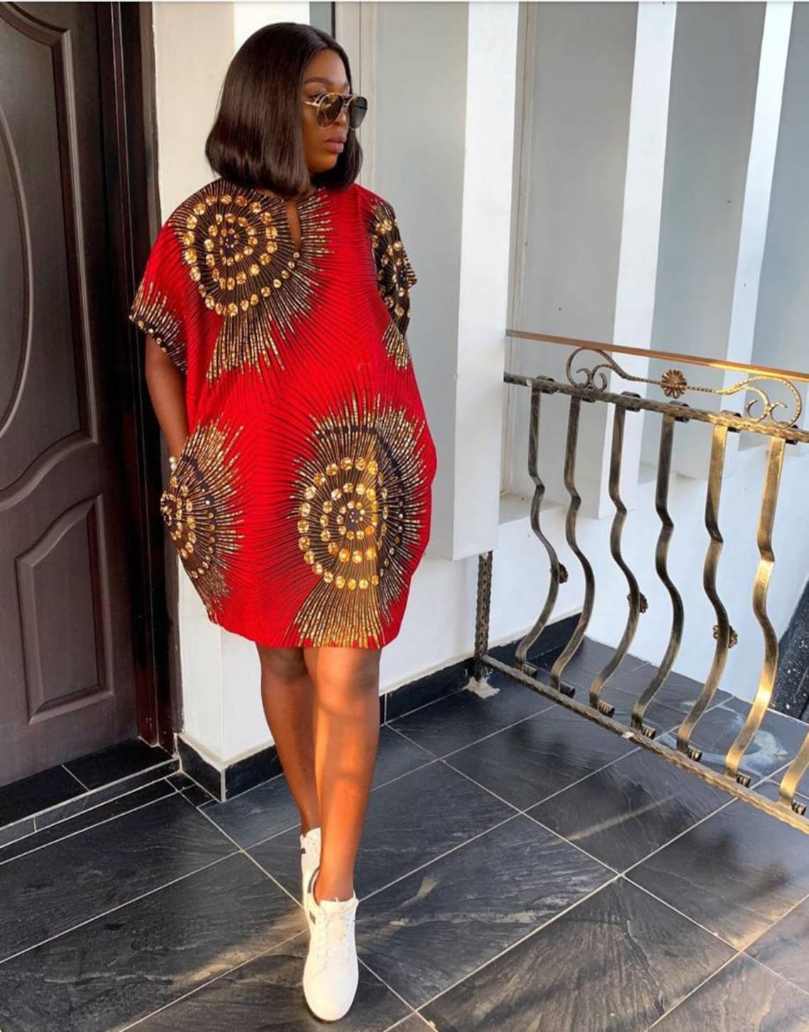 African Bubu Dress for Women/african Print Dress/ankara Short Dress ...