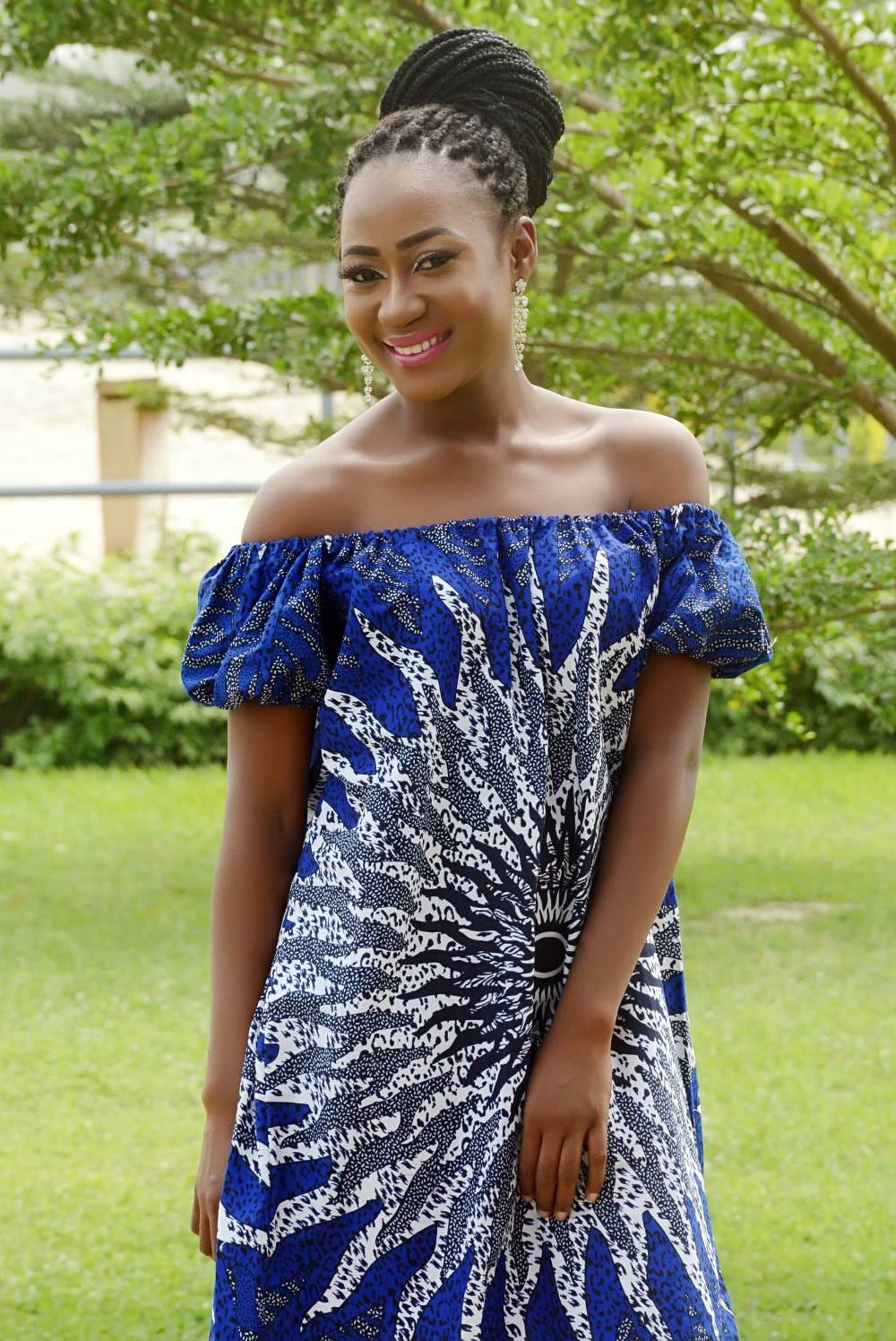 African off the Shoulder Dressshort Dressankara - Etsy