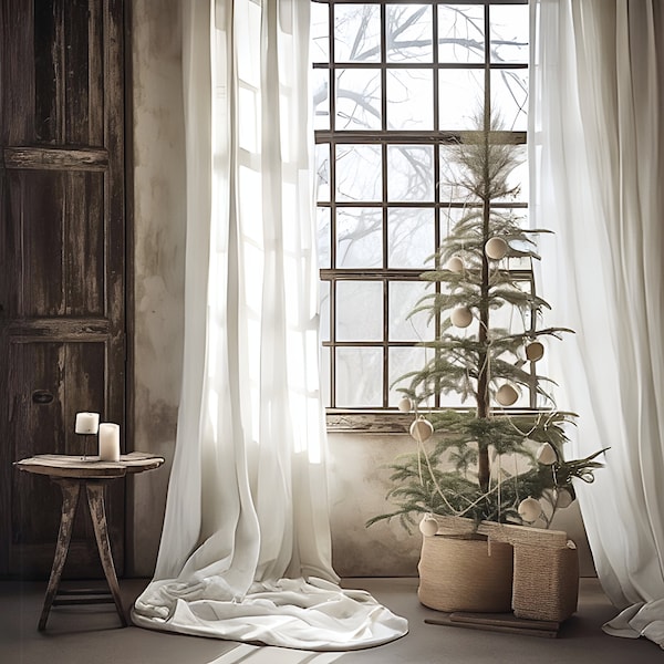 Muslin Curtains - Etsy