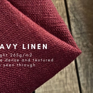 Rod Pocket Heavy Linen Curtains 9 Colors | Custom Linen Curtains ...