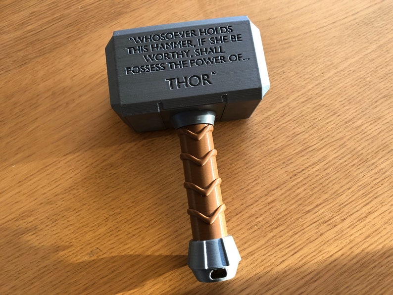 3D Printed Thor Hammer Mjolnir Baby Toy Rattle - Etsy Australia
