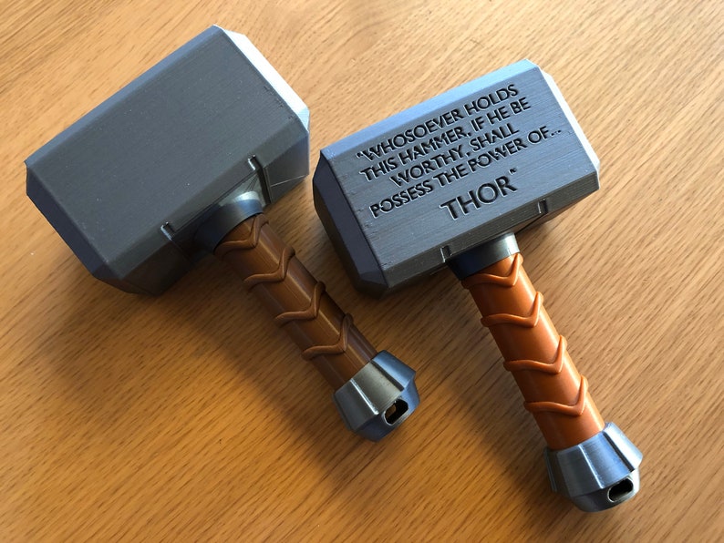 3D Printed Thor Hammer Mjolnir Baby Toy Rattle - Etsy Australia