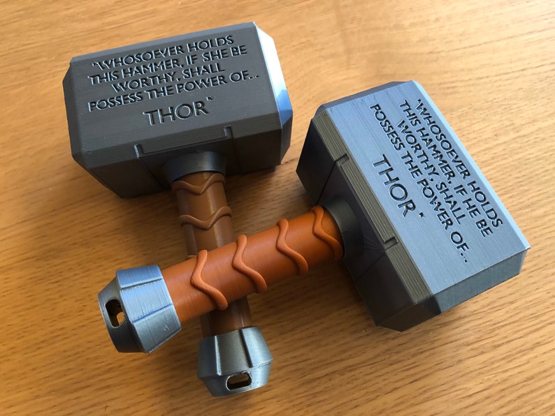 3D Printed Thor Hammer Mjolnir Baby Toy Rattle - Etsy Australia