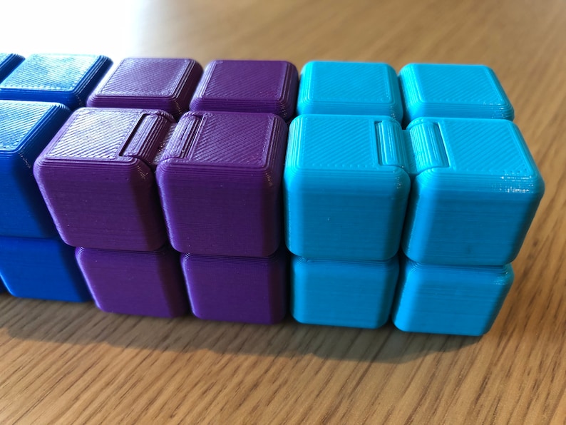 3D Printed Fidget Cube Infinity Cube Sensory Toy | Etsy