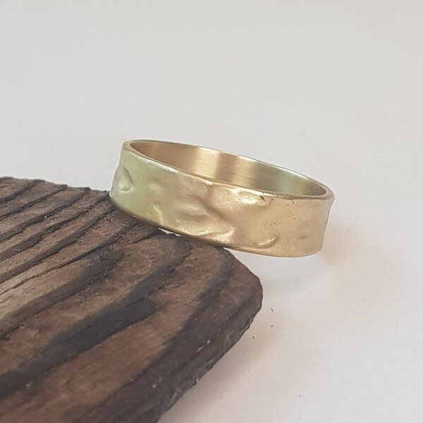 Organic Wedding Ring - Etsy