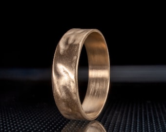 Matte Gold Ring - Etsy