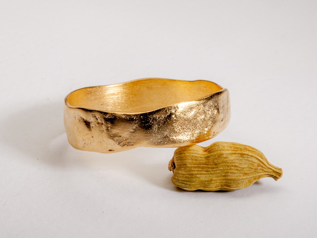 22k Matte Gold Ring, 22k Gold Ring for Men, Matte Finish Gold Ring ...