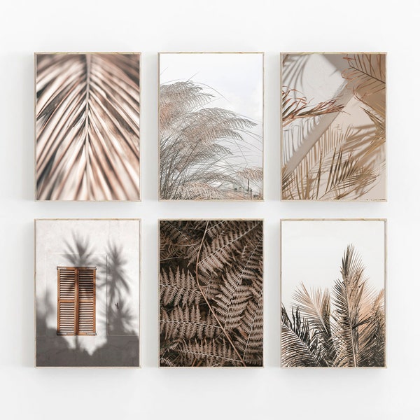 Palm Leaf Print - Etsy