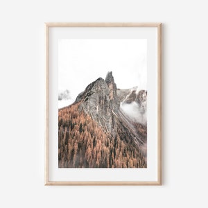 Nature Print Set of 6, Mountain Landscape Printable, Forest Print ...
