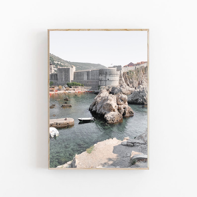 Croatia Print, Set of 3 Prints, Dubrovnik Print, Travel Poster, Croatia ...