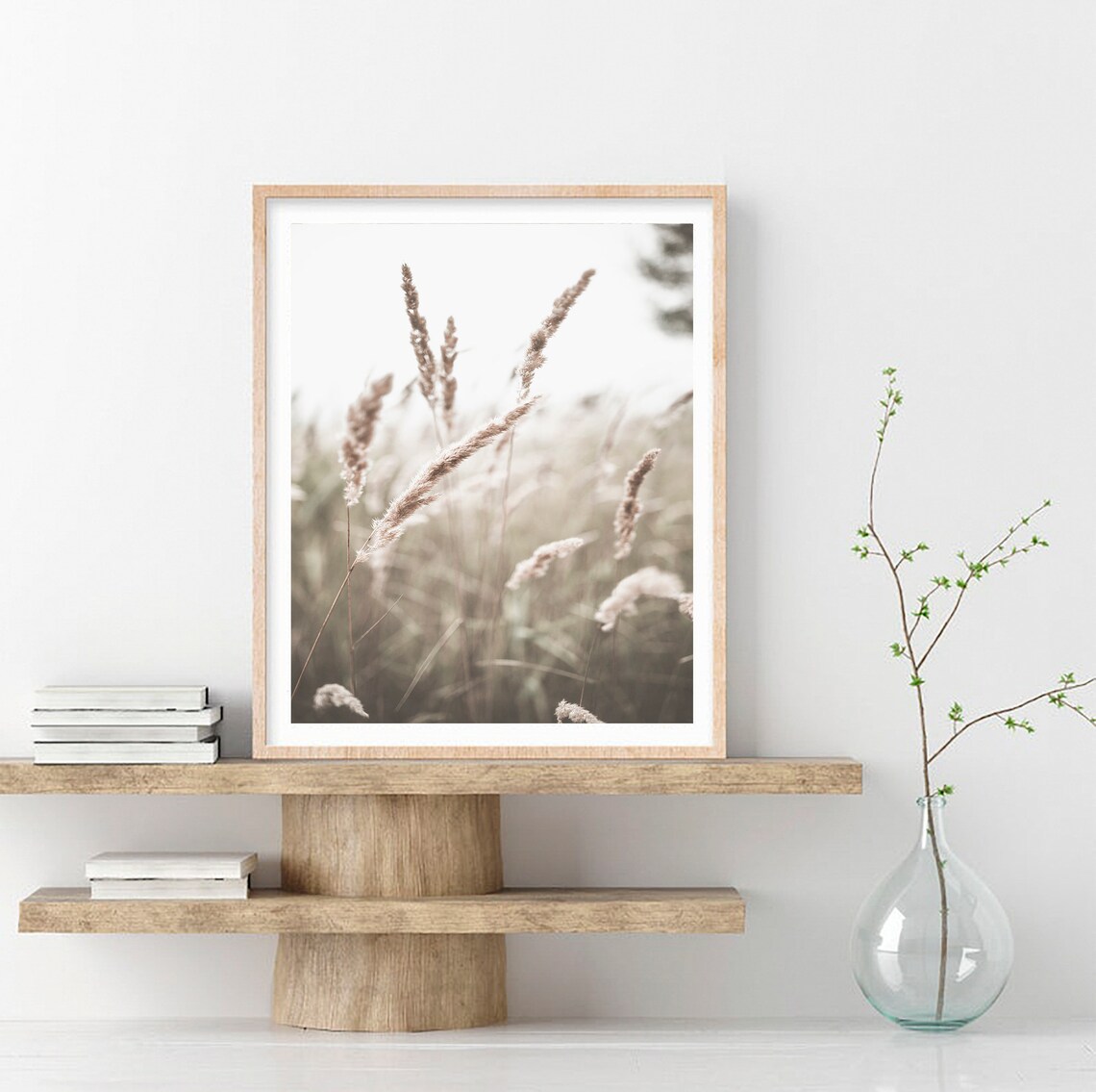 Dried Grass Print Wild Grass Print Botanical Art Farmhouse - Etsy