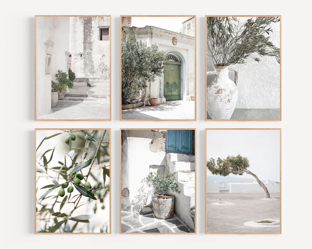 Italy Print Set of 6, Travel Art Print, Italy Gallery Wall Set, Modern ...