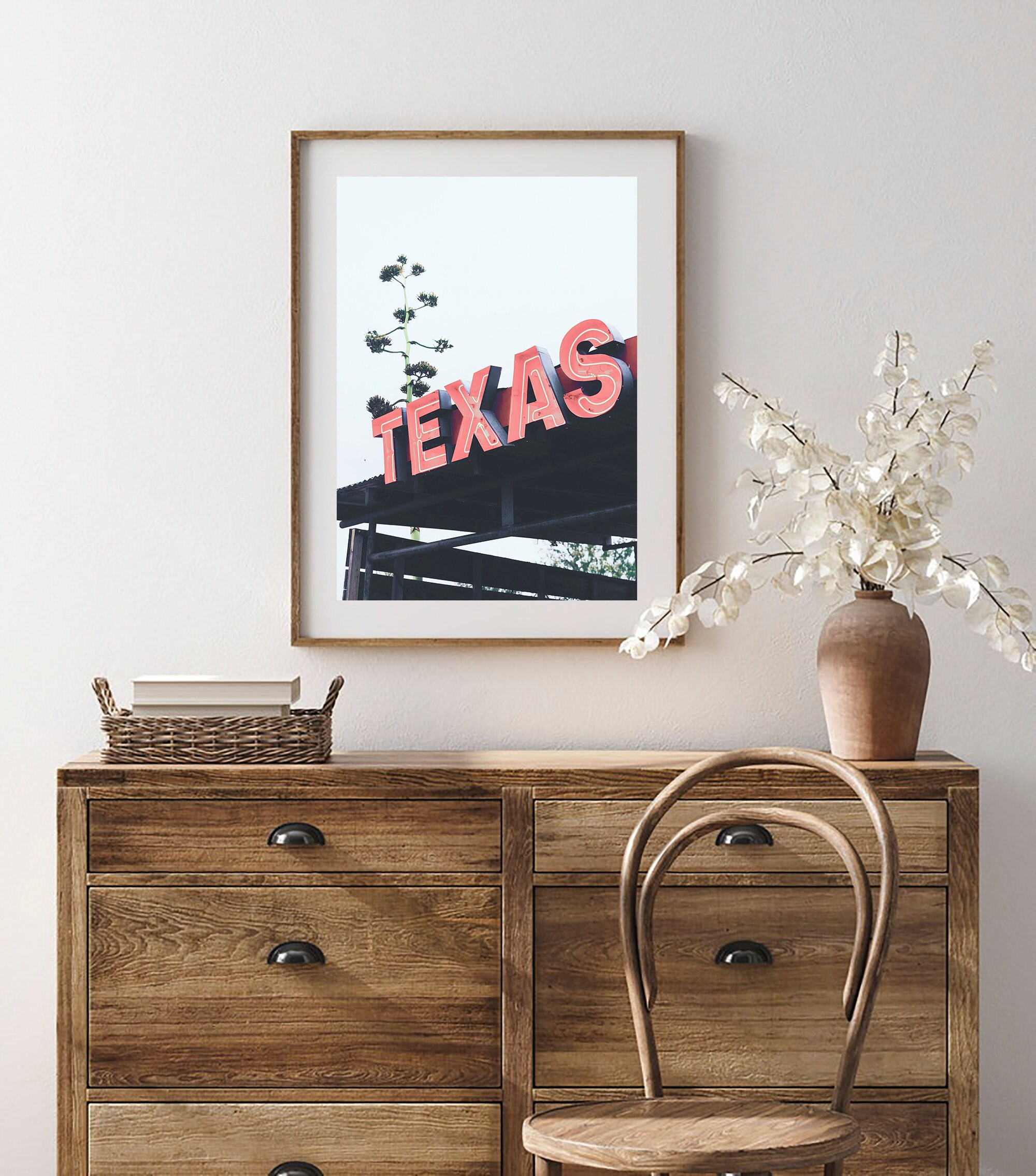 Texas Print Texas Wall Art Southwestern Travel Print Texas - Etsy