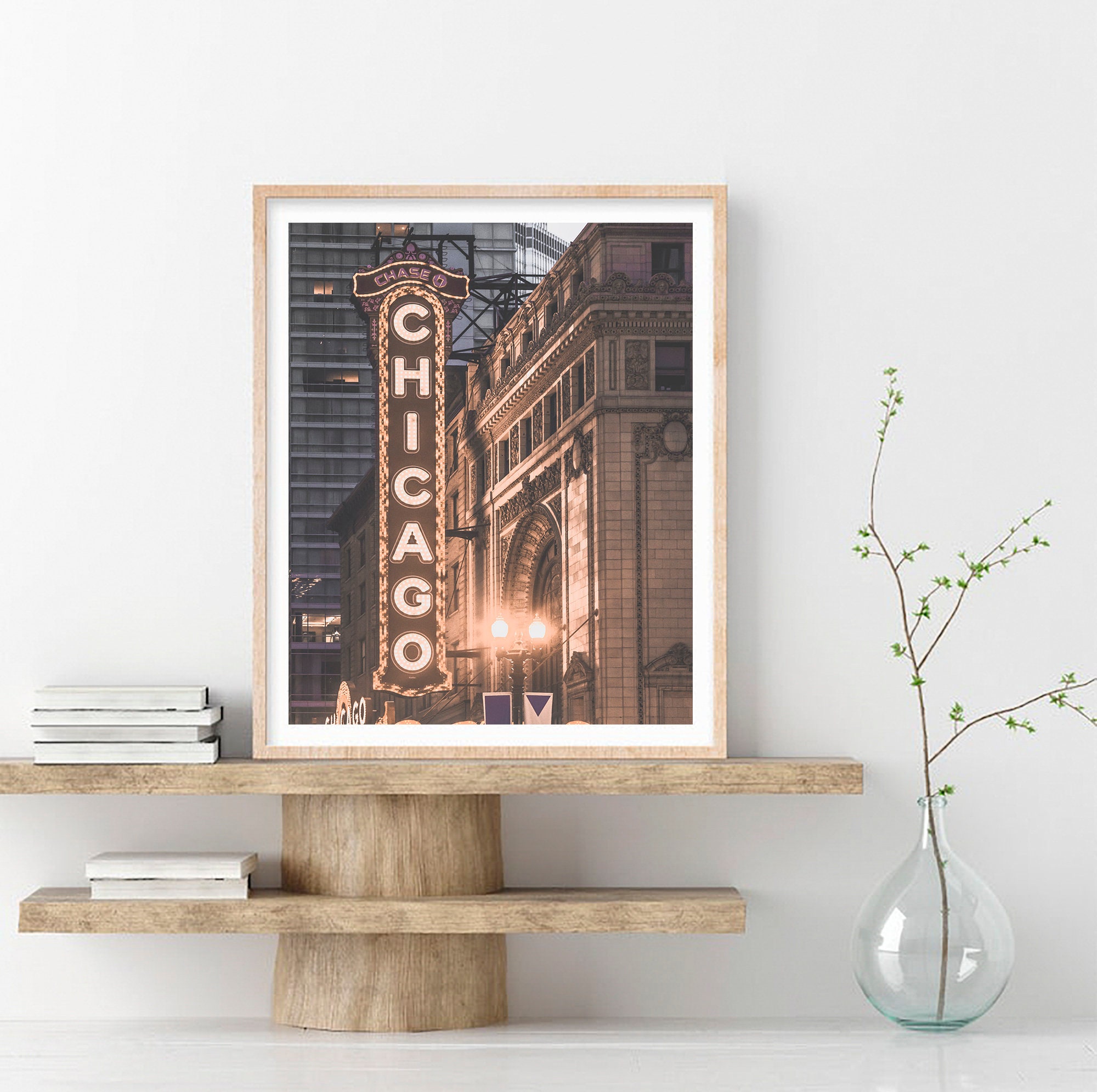 Chicago Print Chicago Illinois City Print Chicago Street - Etsy