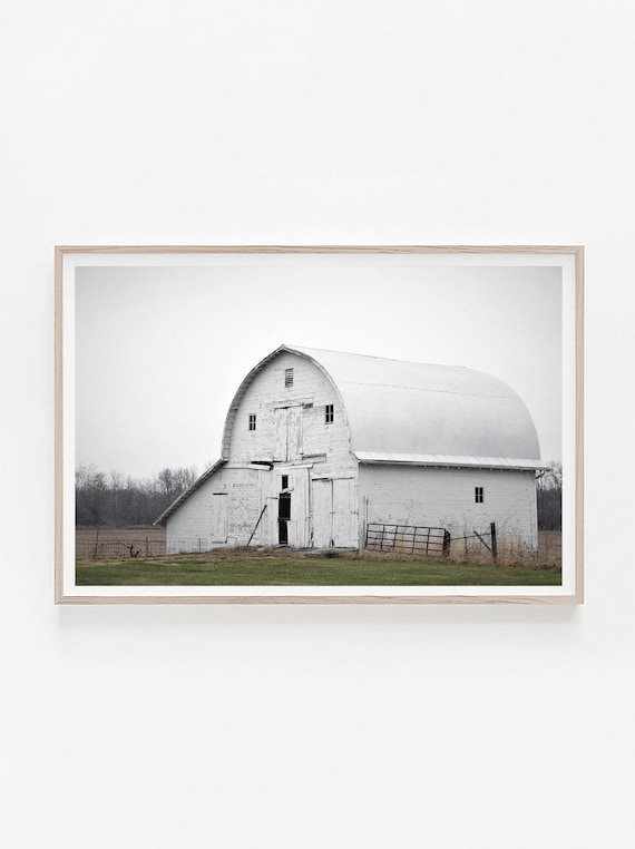 Barn Print Farmhouse Poster Farmhouse Wall Art Farmhouse | Etsy