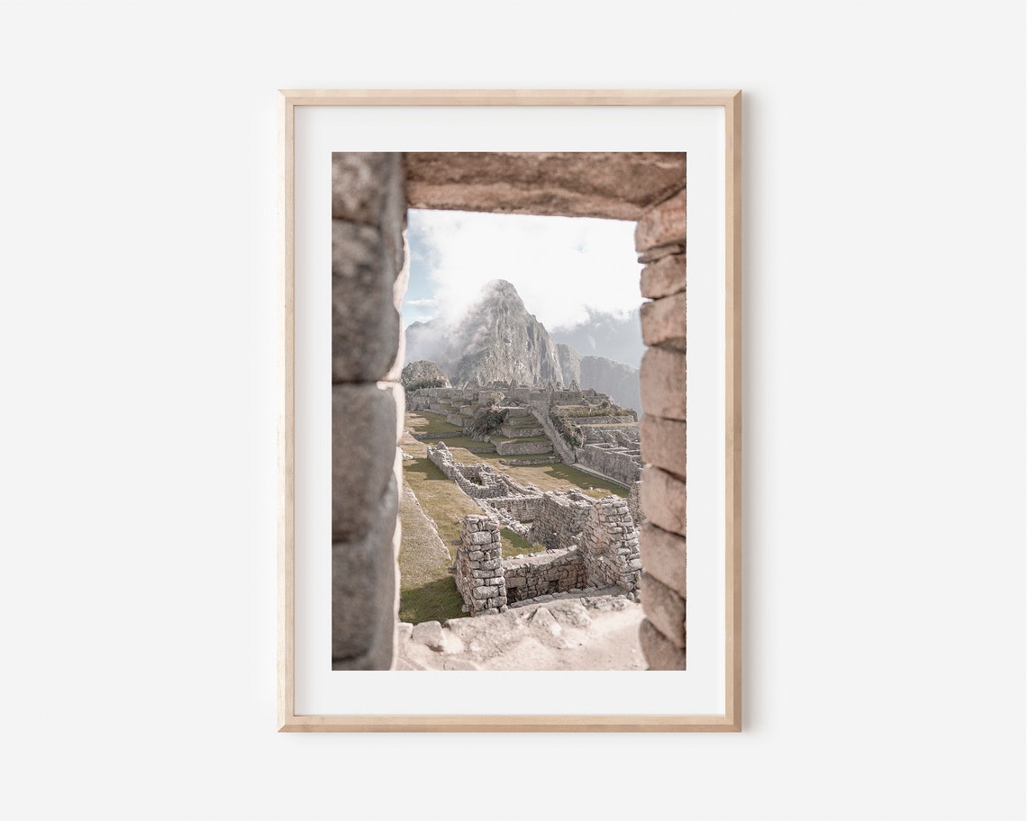 Peru Prints Set of 6 Peru Wall Art Machu Picchu Peru Print - Etsy